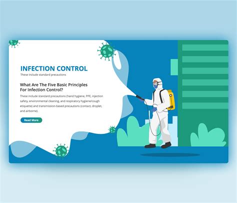Infection Control PPT PowerPoint Template Premast