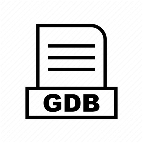 Document File Format Gdb Icon Download On Iconfinder