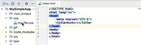 Html Intellij Idea