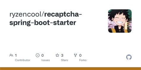Github Ryzencoolrecaptcha Spring Boot Starter