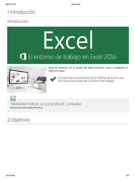 Excel Modulo 1 Pdf Microsoft Excel Hoja De Cálculo