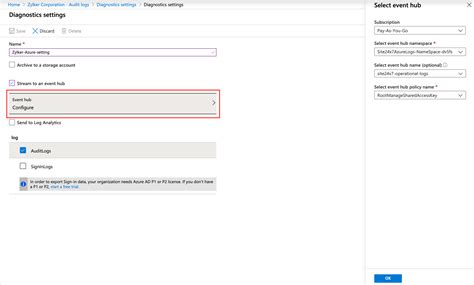 Azure Diagnostic Logs Online Help Site24x7