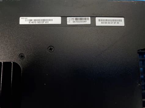 Cisco Ie 4010 16s12p Ie4010 W 12ge Sfp 12ge Copper Poe And 4ge Sfp Uplink Ports Ethernet