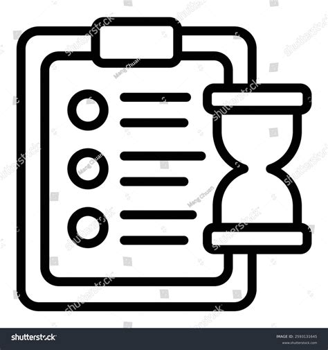 Project Timeline Icon Element Design Stock Vector Royalty Free