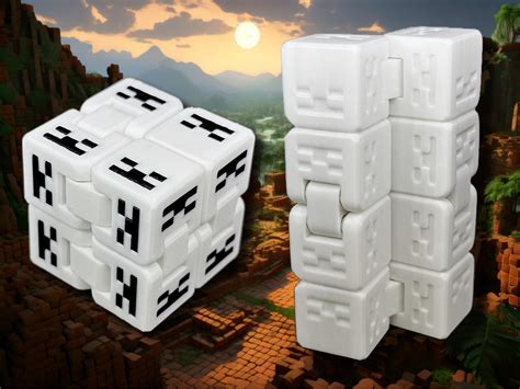 Minecraft Fidget Cube Skeletons By Austin Vojta Makerworld Download Free 3d Models