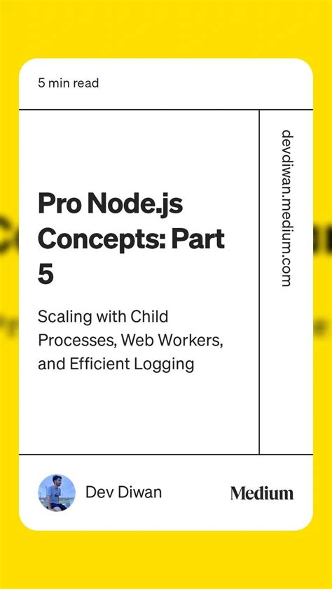 Nodejs Javascript Webdevelopment Backend Techwriting