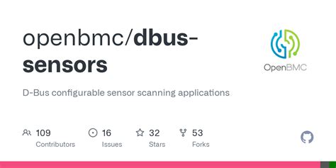 GitHub Openbmc Dbus Sensors D Bus Configurable Sensor Scanning Applications