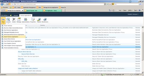 create search service application in sharepoint maria academy