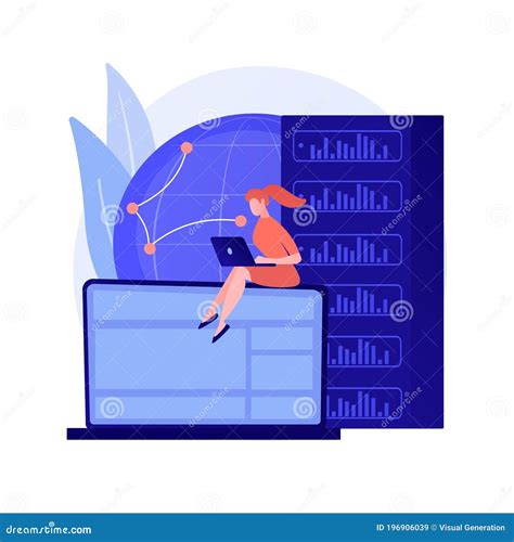 Proxy Server Abstract Concept Vector Illustration Stock Vector Illustration Of Blue Abstract