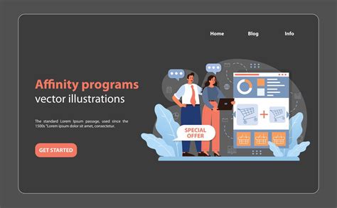 Affinity Program Dynamics Flat Illustration 46119008 Vector Art At