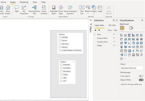 power bi how to create dynamic show hide slicer panel hackernoon