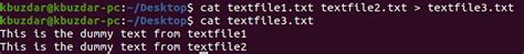 Use Cat Command To Combine Text Files In Ubuntu 2004 Linuxways