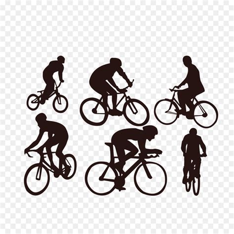 Bike Silhouette Vector 1420672 Clipart Library