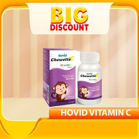 Exp6 24 Hovid Chewette C 100mg Blackcurrant 100s Shopee Malaysia