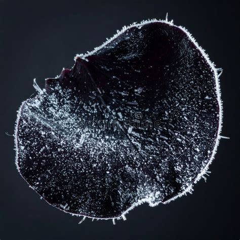 Microscopic View Of A Hairy Seed Specimen Stock Illustration