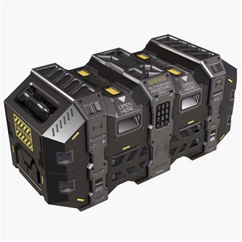 3d Sci Fi Crate Model Turbosquid 2019395
