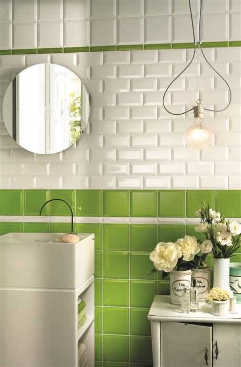 Diamante Ceramic Tile By Tonalite Italy Diamante Verde Lime