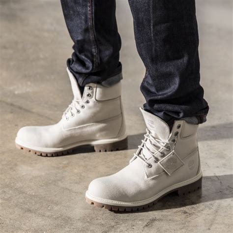 White Timberland Boots