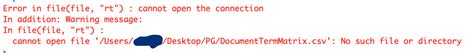 Error No Such File Or Directory General Posit Community