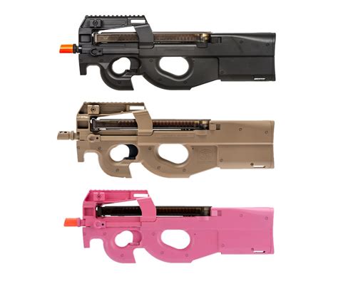 Fn Herstel Licensed P90 Electric Rifle With Triple Rail By Cybergun Cyma Airsoft Extreme