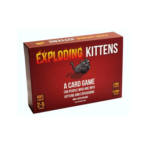 სამაგიდო თამაში ფეთქებადი კნუტები Exploding Kittens Board Games Corner