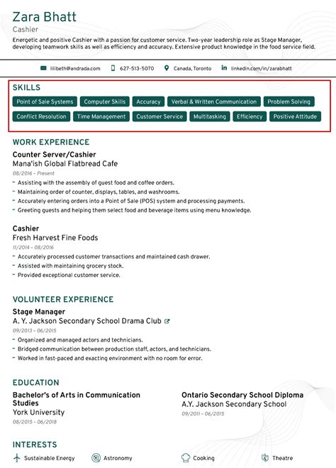 Tips Writing Skills And Abilities For Resume