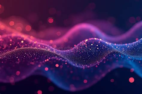 Dynamic Data Flow Visualization Abstract Colorful Wave Patterns