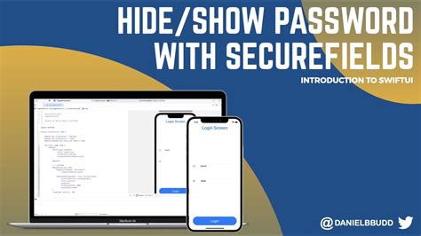 hide show passwords with securefields 16 introduction to swiftui youtube