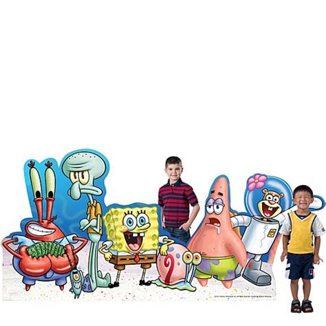 4 Ft 5 In Spongebob And Gang Standee