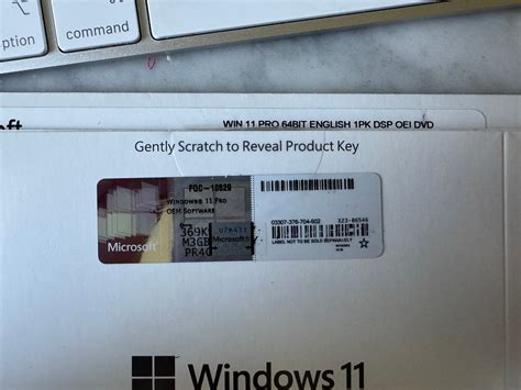 Windows 11 Cd Gently Scratch To Reveal Product Key Microsoft Qanda