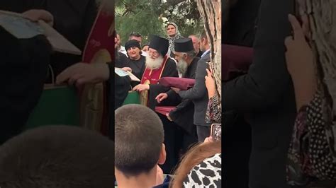 ️ მამა ეფრემ ვატოპედელი ვაშლიჯვარში მამა დავითის ქვლივიძე საფლავთან 🤍22 09 2022წ Youtube