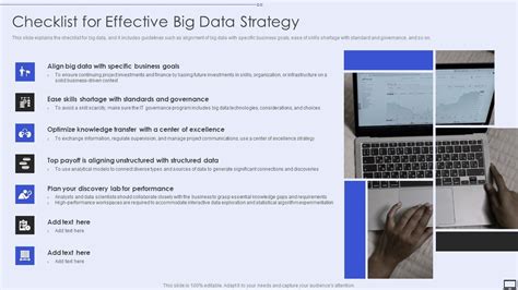 Checklist For Effective Big Data Strategy Ppt Powerpoint Presentation