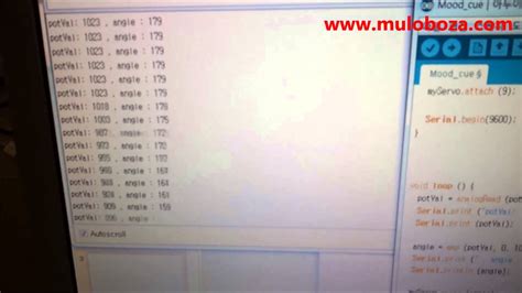 Arduino Uno Starter Kit Mood Cue Servo Motor Driving 아두이노 우노 서보