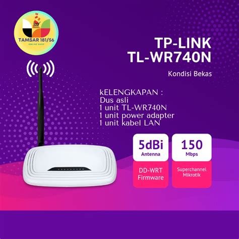 Jual Tp Link Tl Wr N Versi Bekas Dengan Firmware Dd Wrt Shopee Indonesia