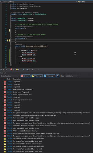 Disablingenabling A Gameobject When A Button Is Clicked Unity Engine