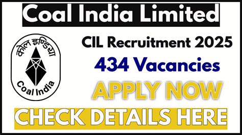 Cil Recruitment 2025 Notification Out For 434 Vacancies Check Post Name Eligibility And How