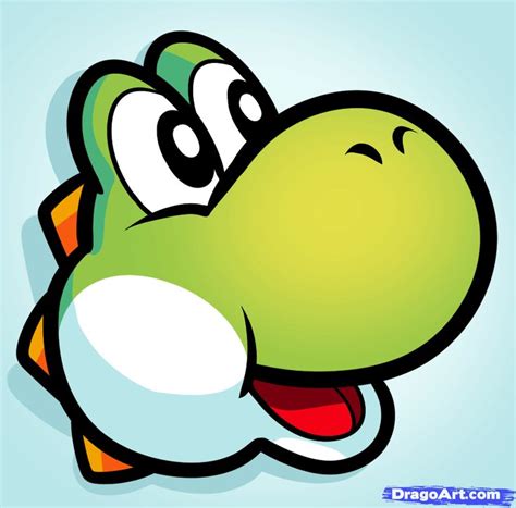 Yoshi Easy Drawing How To Draw Yoshi Step By Step Easy