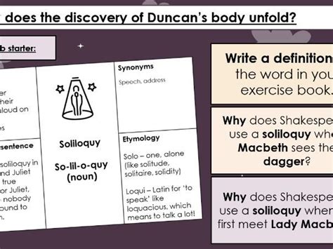 Macbeth Act 2 Scene 3 Teaching Resources