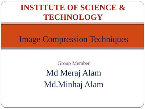PPTX Ppt Image Copression Techniques DOKUMEN TIPS