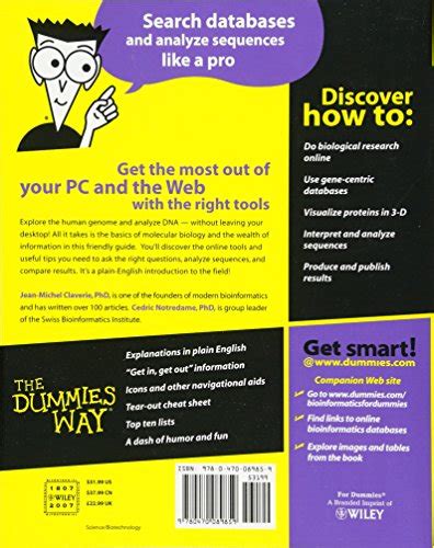 Bioinformatics For Dummies Pricepulse