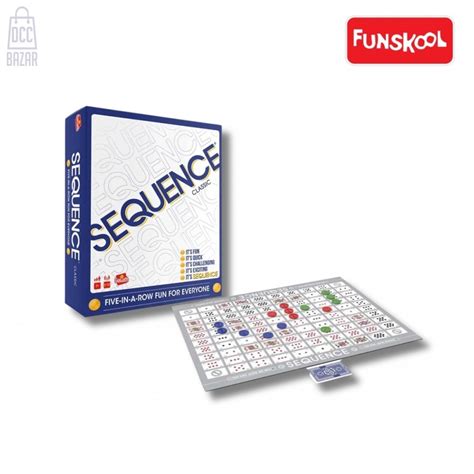 Funskool Sequence Board Game Strategy Fun For Families And All Ages