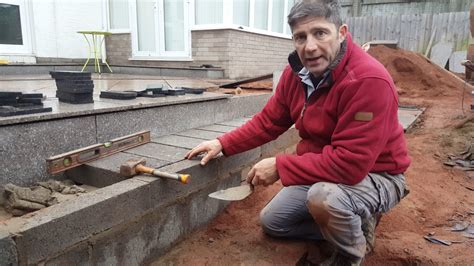 How To Build Patio Steps Youtube