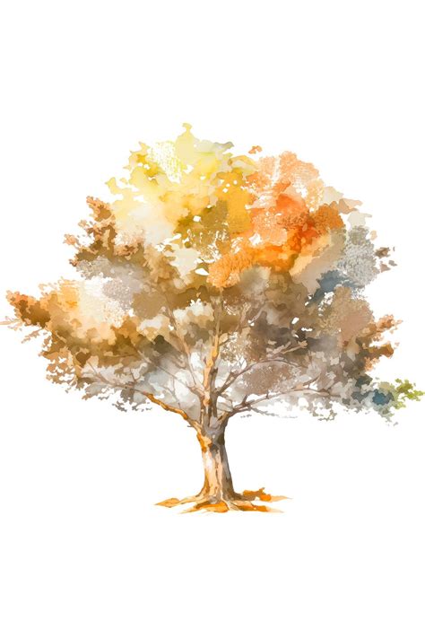 Trees Деревья Png Watercolor Paintings Easy Tree Dreamy Art