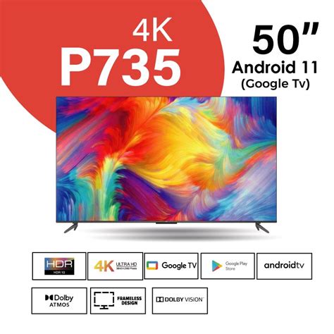 TCL P735 50 Inch 4K HDR Google TV Tclkenya