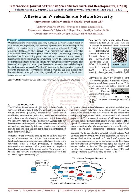A Review On Wireless Sensor Network Security Pdf