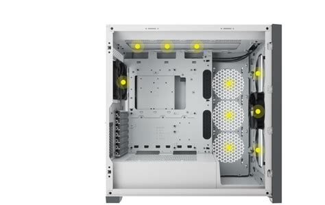 CC WW Corsair D Tempered Glass Mid Tower ATX PC Case NO PSU Black Techbuy