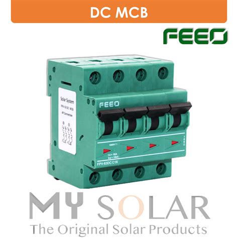 1000vdc Feeo Dc Mcb 16a 1000v 4p 10ka At ₹ 1250 Piece In Ahmedabad