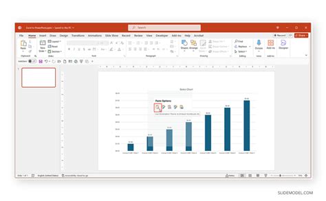 10 Excel Chart Pasted In Powerpoint Slidemodel