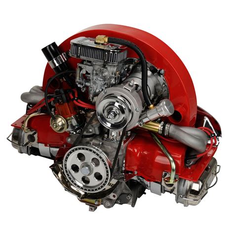 Vintage Volkswagen Engine Red Volkswagen Beetle Engine Vw 1600 Engine Vw Type 4 Engine