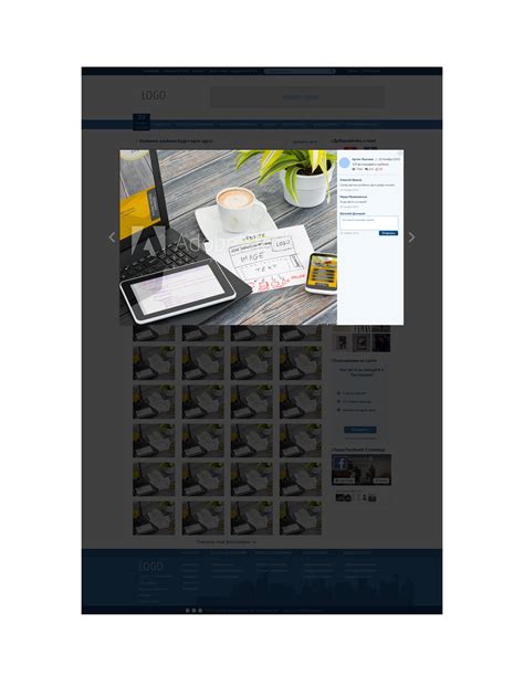 Bootstrap Modal Photo Gallery With Comments Stack Overflow